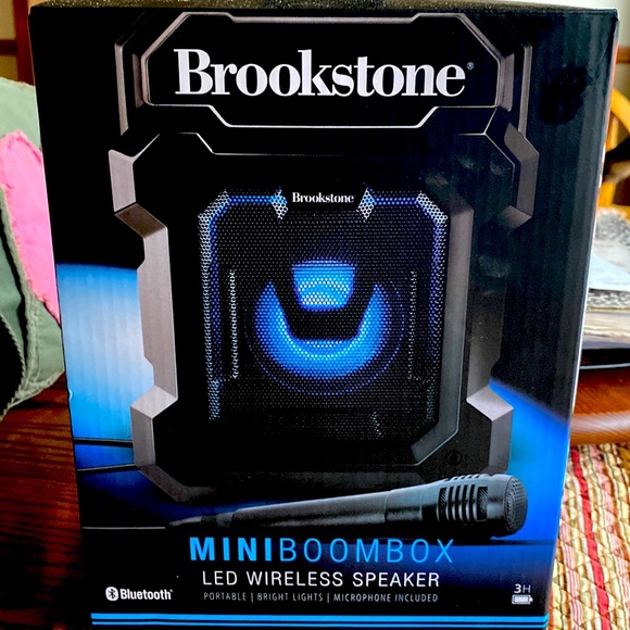 Brookstone | Portable Audio & Video | Brookstone Miniboombox | Poshmark